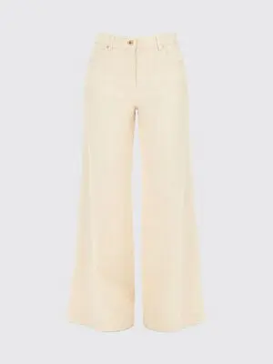 Aspesi Cotton Wide-leg Jeans - Blush Pink
