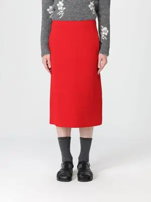Red A-line Skirts