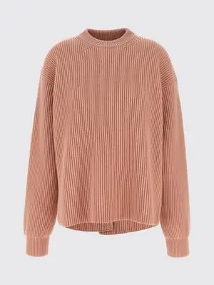 JIL SANDER Ribbed Mock Neck Sweater - Pink