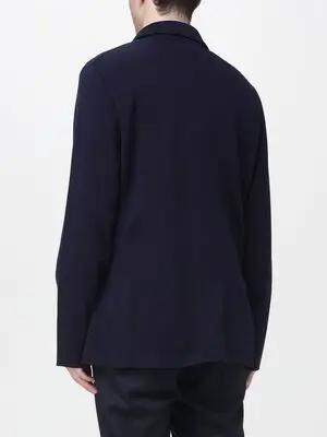 LARDINI Double Breasted Jacket - Blue