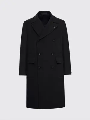 Tagliatore Tailored Overcoat - Black