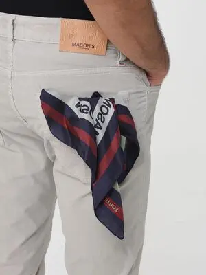MASON'S Tailored Cotton Pants - White