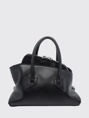 Attico La Passeggiata Leather Bag - Black