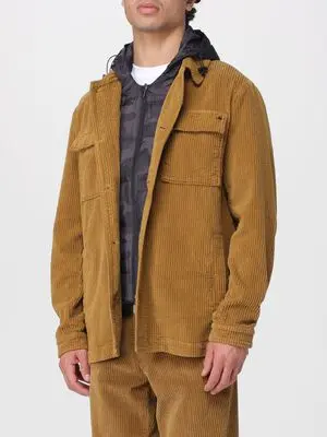 MASON'S Corduroy Jacket With Hooded Detail - Brown