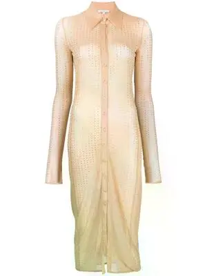 Patrizia Pepe Abito Lungo Chemisier Dress