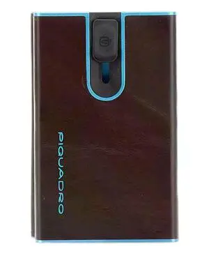 PIQUADRO Logo-print Sliding-system Cardholder - Brown
