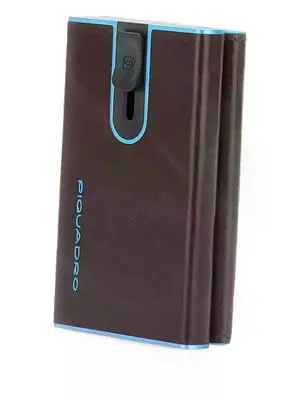 PIQUADRO Logo-print Sliding-system Cardholder