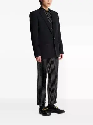 Balmain Single-button Wool Jacket