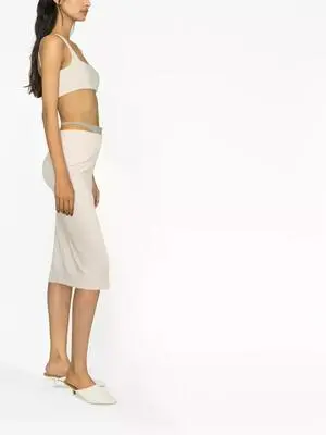 Patrizia Pepe Square-neck Cropped Top