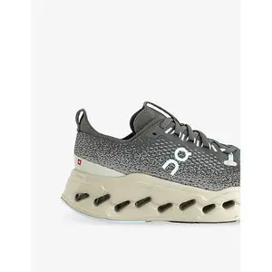 On Cloudsurfer Max Woven Trainers - Asphalt Ice F
