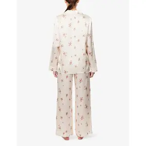 REFORMATION Ella Relaxed-fit Silk Pyjamas Set - Maven