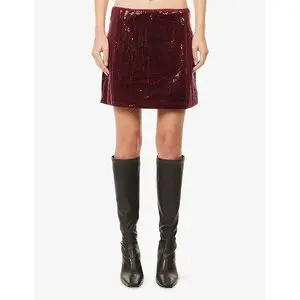 AMY LYNN Sequin Mini Skirt