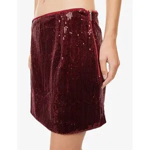 AMY LYNN Sequin Mini Skirt
