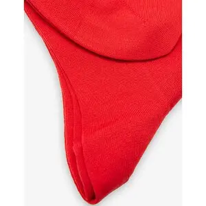 Falke Fine-knit Wool-blend Socks - Cardinal