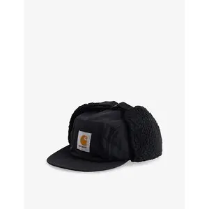 Carhartt Work In Progress Oltera Ear-flap Woven Cap - Black / Black