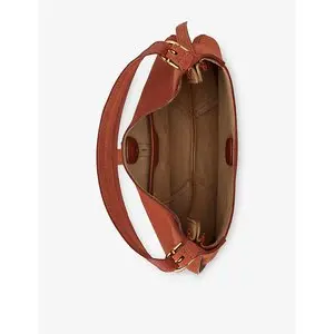 Polo Ralph Lauren Polo Id Suede Shoulder Bag - Auburn