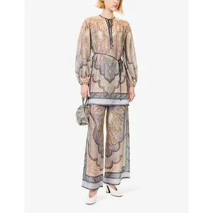 Zimmermann Wanderlust Silk Tunic Top