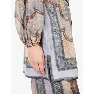 Zimmermann Wanderlust Silk Tunic Top