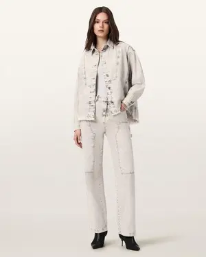 ALLSAINTS Mia Sparkle Carpenter Jeans