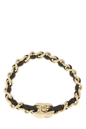 Chanel Gold-plated 'cc' Turnlock Chain Bracelet