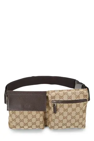 Gucci Original Gg Monogram Waist Pouch - Beige