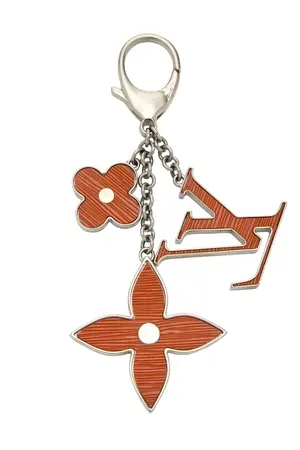 LOUIS VUITTON Fleur D'epi Bag Charm - Orange