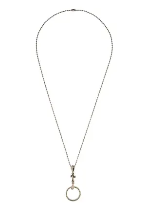 CHROME HEARTS Sterling Silver Eyewear Loop Ntfl Necklace