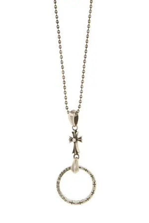 Chrome Hearts Sterling Eyewear Loop Ntfl Necklace