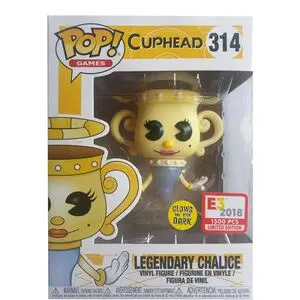 FUNKO Pop! Games Cuphead Legendary Chalice E3 Edition Figure #314 - Multicolor