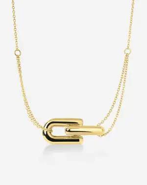 Ring Concierge Link Chain Necklace - One-color
