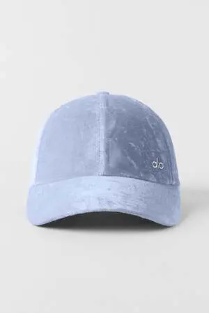 Alo Yoga Velvet Baseball Cap - Winter Frost