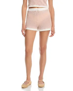 Peixoto Luca Swim Cover-up Shorts - Chateau Blush