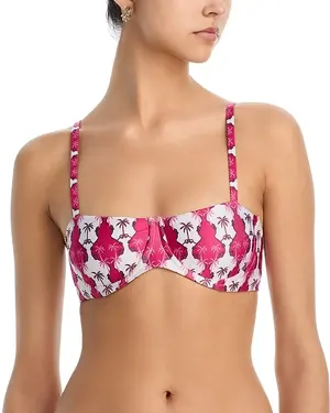 Peixoto Portia Bikini Top - Pink Palma