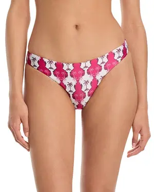 Peixoto Bella Full Bikini Bottom - Pink Palma