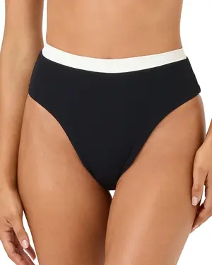 L*Space Misha Bikini Bottom - Black/cream