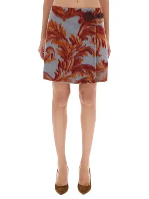 Etro Printed Mini Skirt