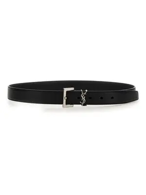 Saint Laurent Cassandras' Belt - Black