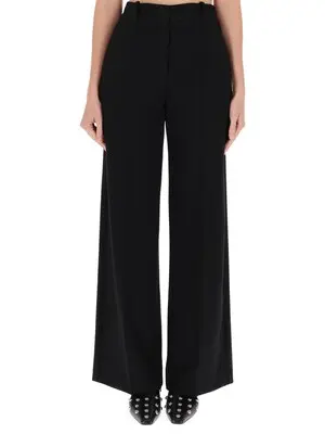 Theory Wide Leg Trousers - Black