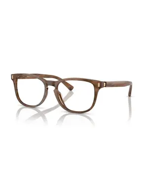 Brooks Brothers Round Eyeglasses - Brown Horn Bio