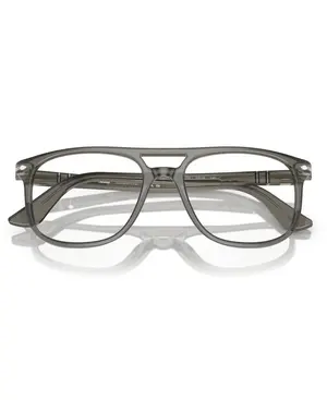 Persol Greta Aviator Eyeglasses - Smoke