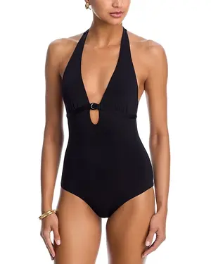 Staud La Jolla One Piece Swimsuit - Black