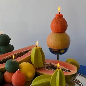 SCANDLES Large Dekopon Citrus Candle