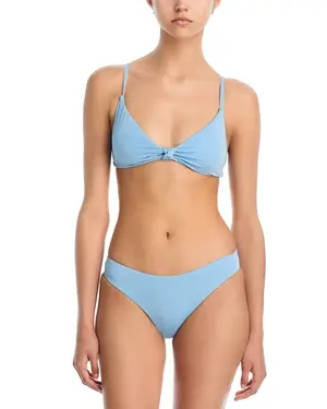 Aqua Knot Bralette Bikini Top