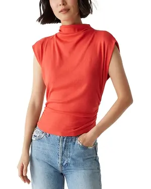 Michael Stars Amara Crop Tee Cherry