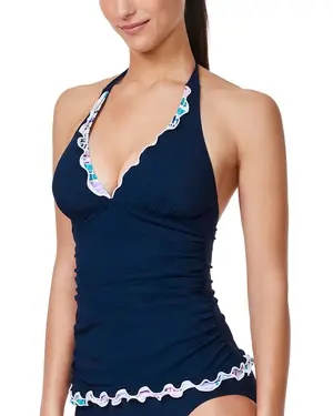 GOTTEX Canva Halter Tankini Top