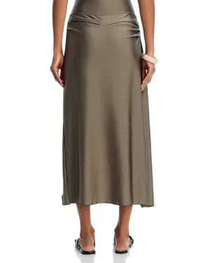 Simkhai Kora Wrap Midi Skirt