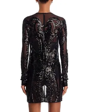 Norma Kamali Embellished Mini Dress