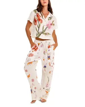 Agua Bendita Seraphine Ambar Linen Swim Cover-up Pants