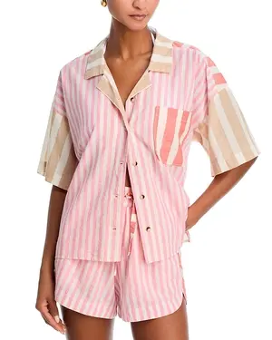 Echo Cassis Camp Shirt - Beach Pink