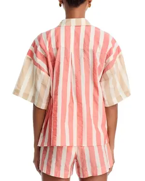 Echo Cassis Camp Shirt - Beach Pink